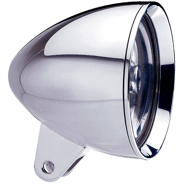 Headwinds: Headlight - 4-1/2" Chrome Concours Bullet Housing