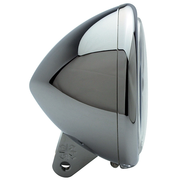 Headwinds: Headlight - 5-3/4" Polished Aluminum Tomahawk Housing