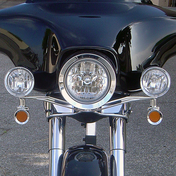 Headwinds: 6° CHROME - Bradley - 7" Headlight Bezel