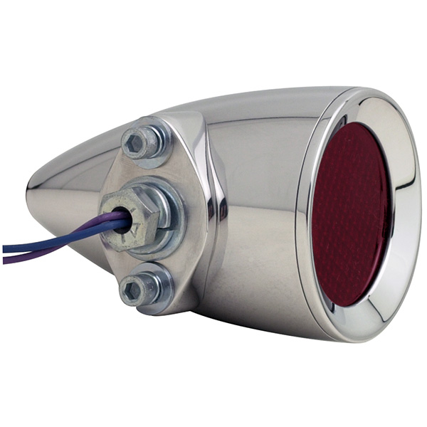 Headwinds: CHROME - REAR - 1157 - 2" Concours Rocket Turn Signal - FL ...