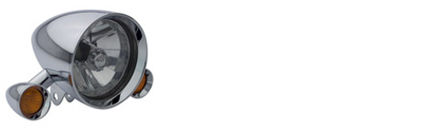 Headwinds: Headlight Housings with Turn Signals or Spotlights Attached