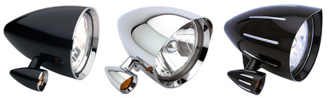 Headwinds: Headlight Housings with Turn Signals or Spotlights Attached