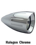 Headwinds: 2" Side Mounted Concours Revolver Vampire Rocket Spotlights